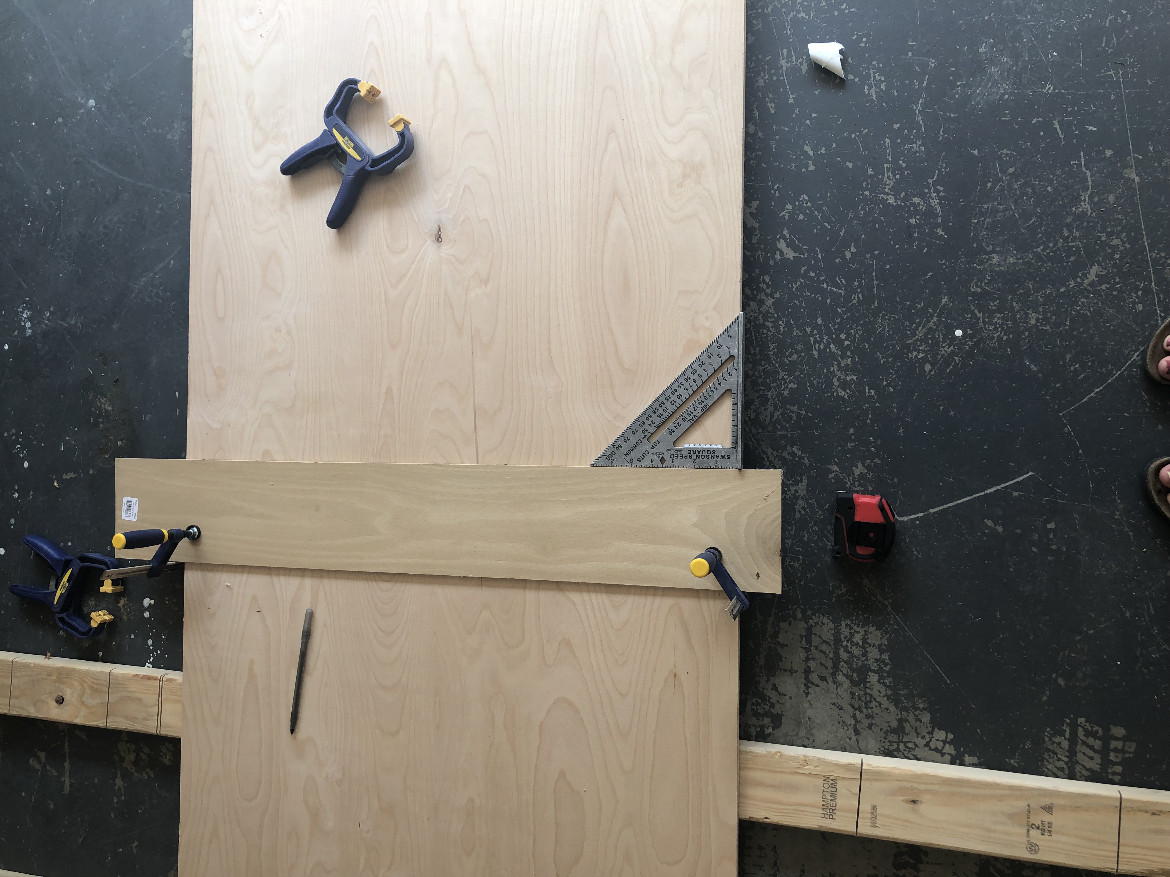 DIY Modern Wood Desk - House On Longwood Lane